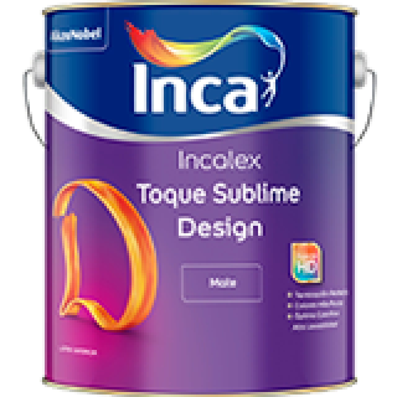 LATEX INTERIOR LAVABLE INCALEX TOQUE SUBLIME BLANCO 4LT