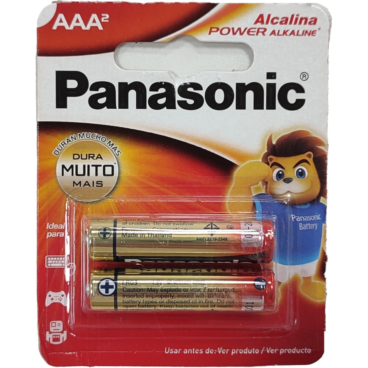 PILA AAA ALCALINA PANASONIC x2 unidades