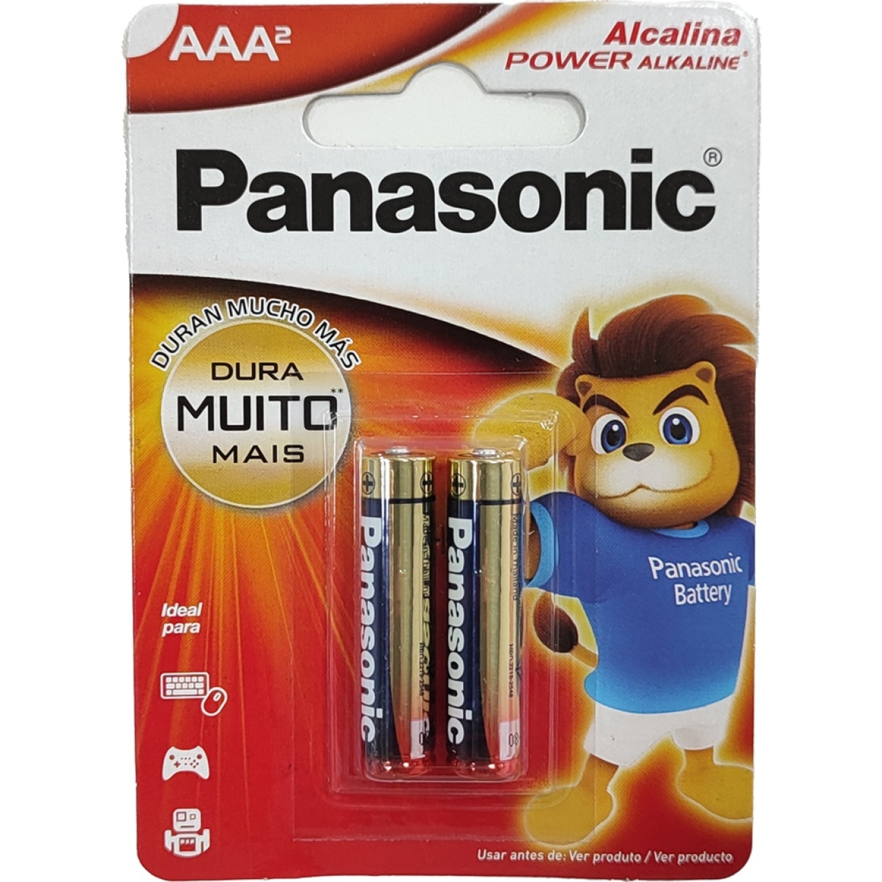 PILA AAA ALCALINA PANASONIC x2 unidades